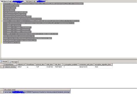 Sql Server Mirroring Issue Sqlservercentral Forums
