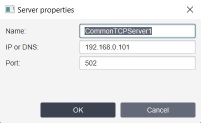 Project Servers Common TCP Server