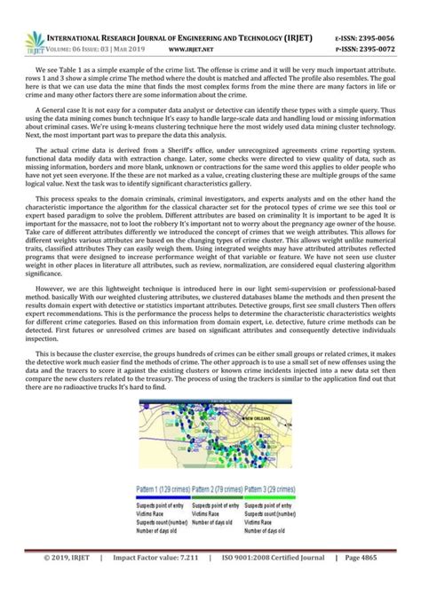 Irjet Detecting Criminal Method Using Data Mining Pdf