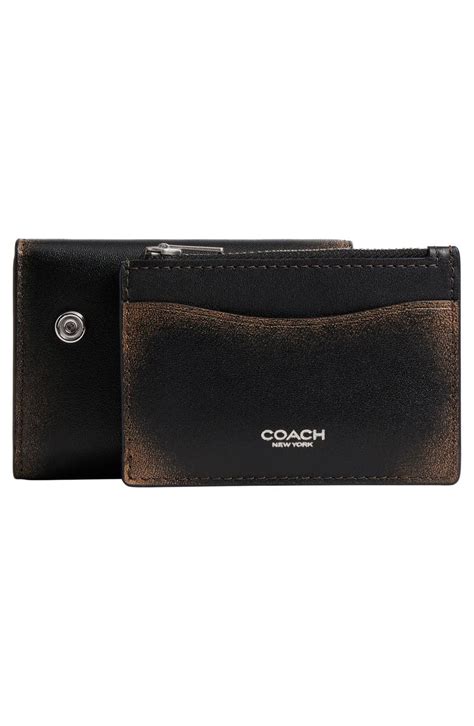Coach Loved Leather Essential Trifold Card Holder Nordstrom
