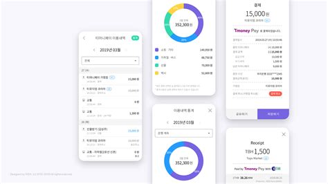 티머니 페이 앱 ui ux 기획 설계 및 gui 디자인 — 위디엑스