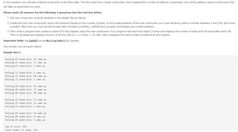 Solved In This Question You Will Add A Default Constructor