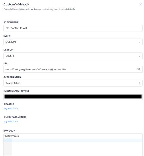 Workflow Action Delete Contact Voters Highlevel