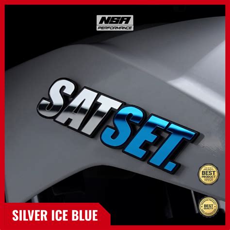 Jual Nsa 1pcs Emblem Satset Sticker Keren Timbul Emblem Motor 3d