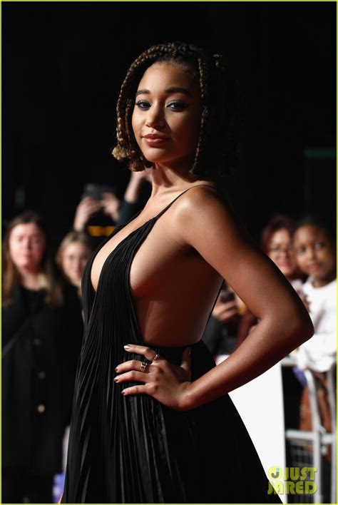 Amandla Stenberg Goes Glam For The Hate U Give London Premiere