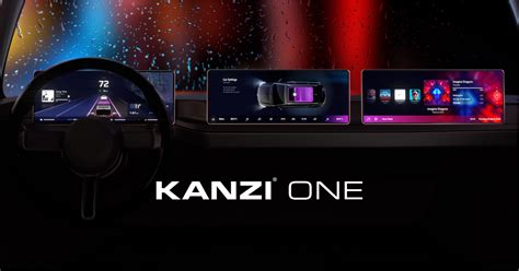 Kanzi One I Unique Automotive Hmi Creation