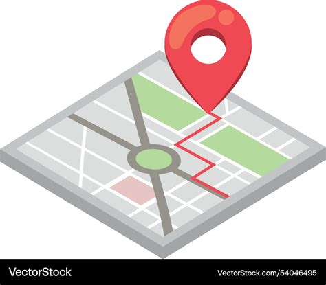 Map And Navigation Gps Tracker Royalty Free Vector Image