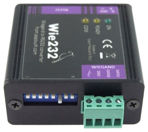 Wie232 Wiegand Converter To RS232 PIMZOS COM