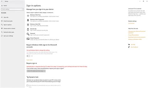 Win10 Pro Pc Not Asking For Password On Wake Windows 10 Forums