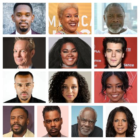 Aml Ameen Cch Pounder Michael Potts Davine Joy Randolph Carra Patterson And Adrienne Warren