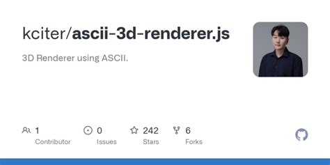 Fayner Brack On Linkedin Github Kciterascii 3d Rendererjs 3d Renderer Using Ascii