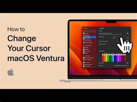 How To Change Your Cursor On Mac OS Ventura YouTube