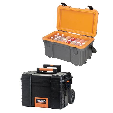 Ridgid Pro Gear System Gen 20 Stackable Rolling Tool Box And 22 In