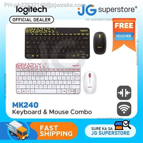 Keyboard Mouse Laptop Logitech Mk240 Nano Wireless Keyboard And Mouse