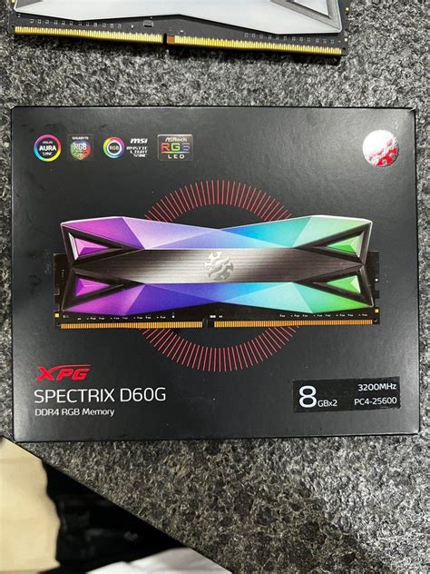 SPECTRIX D60G DDR4 RGB MEMORY 8GBx2 3200Mhz Computers Tech Parts Accessories Computer