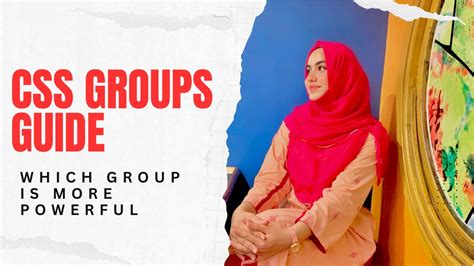 How To Choose Css Groups Css Groups Details Css Guide By Alishba Ahmed Arain Youtube