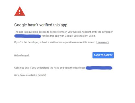 Google OAuth Issues Configuration Home Assistant Community