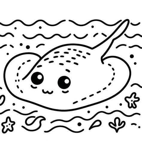 40 Mantarraya Para Colorear Descargar E Imprimir Gratis In 2024