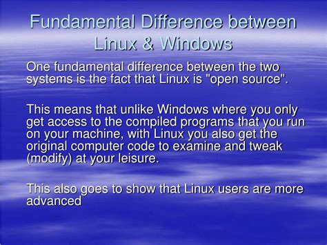 Ppt Linux Vs Windows Powerpoint Presentation Free Download Id5888031