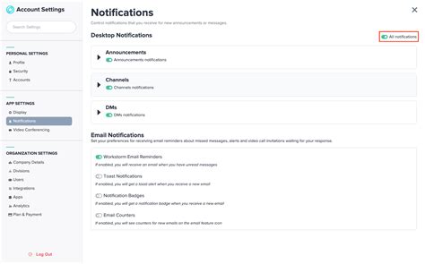 How To Use Enable Notifications Workstorm