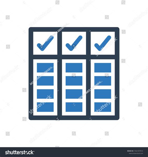 Agile Scrum Board Icon Sign Symbol Stock Vector Royalty Free 1942187914 Shutterstock