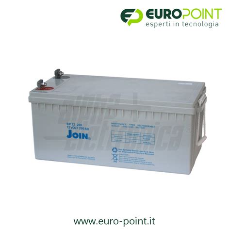 Batteria Ricaricabile Al Piombo V Ah Agm Piombo Euro Point