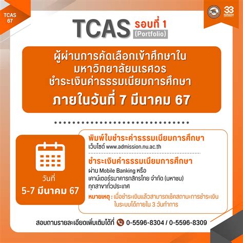 มหาวิทยาลัยนเรศวร มหาวิทยาลัยนเรศวร ขอประชาสัมพันธ์ ผู้ผ่านการคัดเลือกเข้าศึกษาในมหาวิทยาลัย