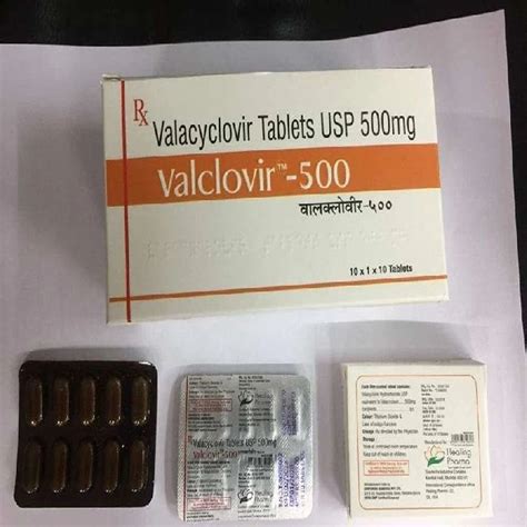 Valacyclovir 500 Mg Tablets At ₹ 1000 Stripe Antibiotics In Nagpur
