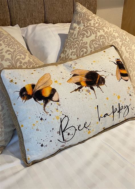 Super Soft Large Bee Cushion Lambland