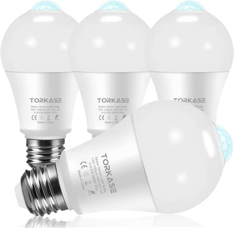Motion Sensor Light Bulbs 13w 100watt Equivalent Motion Activated