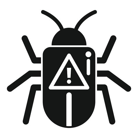 Online Bug Icon Simple Vector Virus Error 20266193 Vector Art At Vecteezy