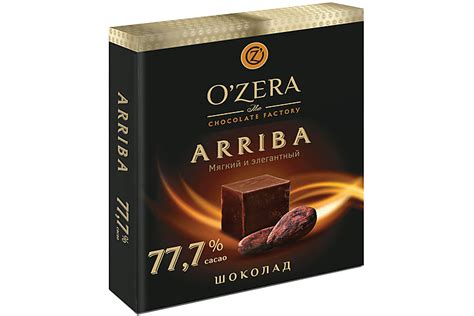 Купить «OZera», шоколад Arriba, содержание какао 77,7%, 90 г - SPirk.ru