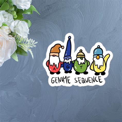 Genome Sequence Sticker Sciencegrit