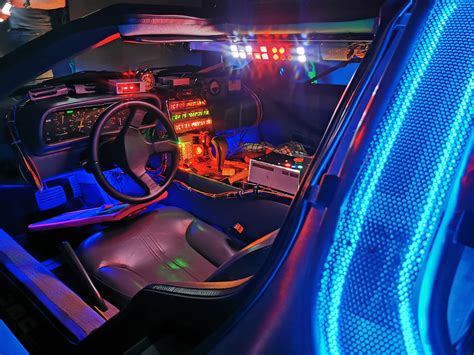 Custom Delorean Interior Back To The Future Dmc Delorean Returns With
