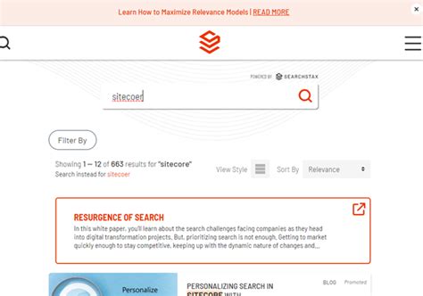 Optimize Sitecore Search With Searchstax Auto Correction Konabos