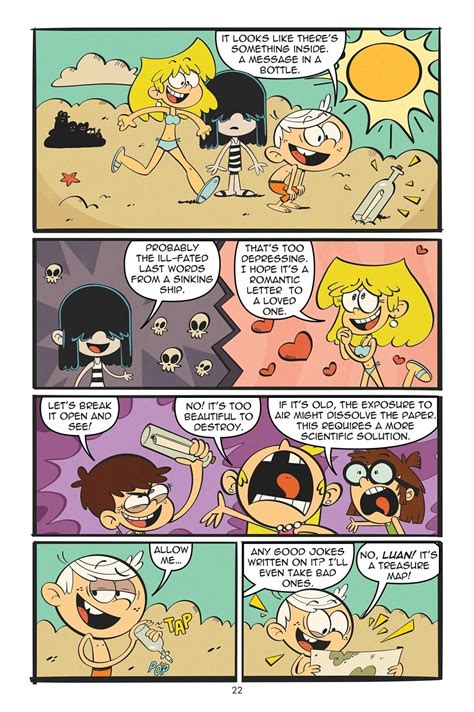 Shirtless Drawn Cartoon Boys Men Lincoln Loud Lynn Loud Sr Bobby Santiago In Swimming Trunks