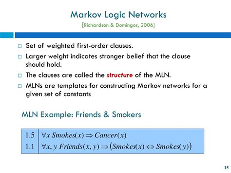 Ppt Discriminative Learning For Markov Logic Networks Powerpoint Presentation Id265148