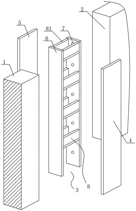 一种木结构建筑中墙面之间的连接件的制作方法