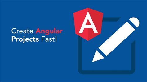 create angular projects fast youtube