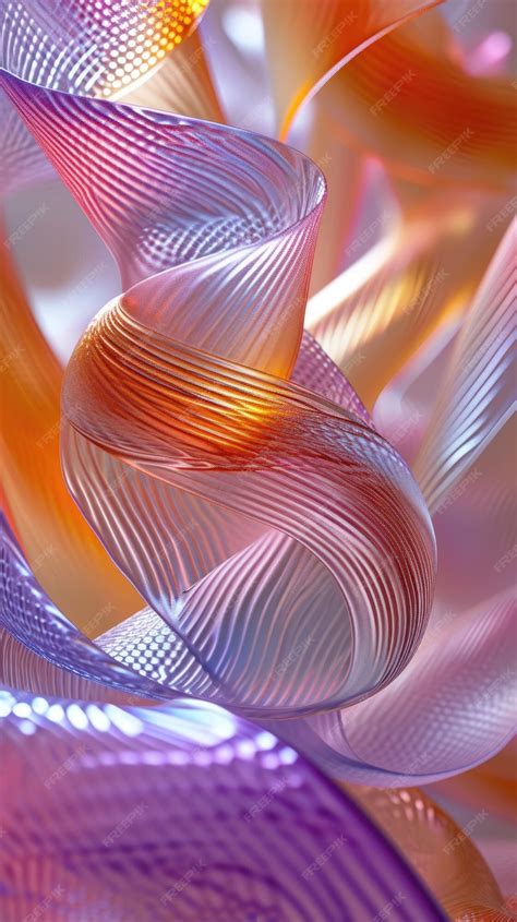 Premium Photo Colorful Wavy Abstract Wallpaper Wavy Liquid Gradient Background