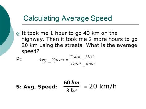 Find The Average Speed Bytestaia
