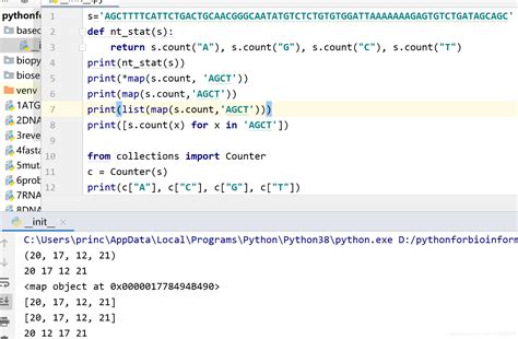 Biopython（py012）统计碱基数请对下面的dna序列s的四种碱基出现的个数进行统计 Csdn博客