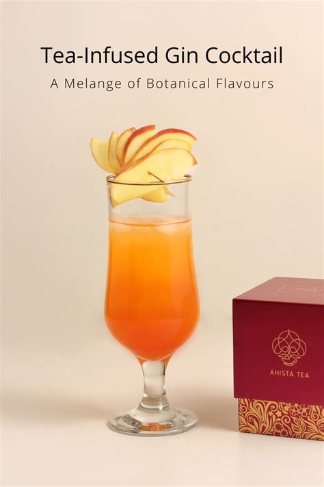 Tea Infused Gin Cocktail
