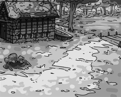 Concept Art Finished Cryptid Campsite By Kayillustrations