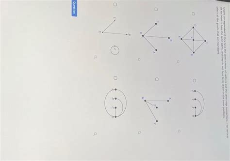 Solved Graphs Are Equivalent If They Have The Same Number Of Chegg