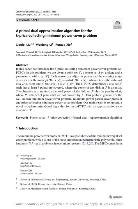 A Primal Dual Approximation Algorithm For The K Prize Collecting Minimum Power Cover Problem