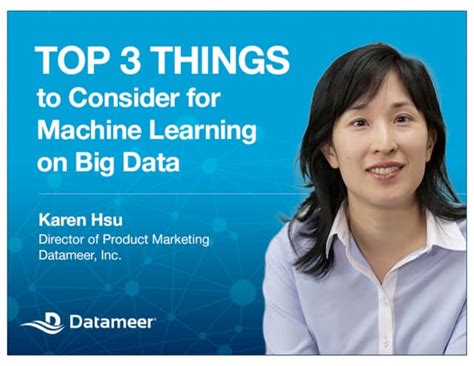 Top 3 Considerations For Machine Learning On Big Data Ppt