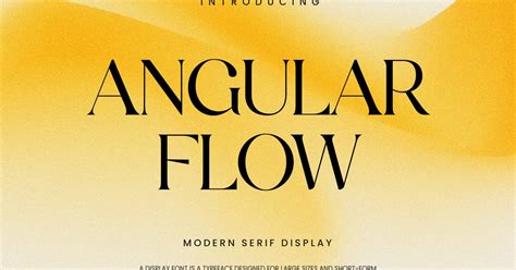 Angular Flow Modern Serif Font Serif Ft Fashion And Vector Envato