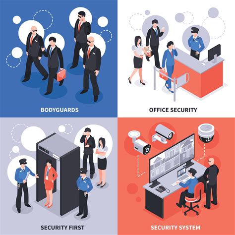 Security Isometric Design Concept Vector Illustration 2273505 Vector Art At Vecteezy