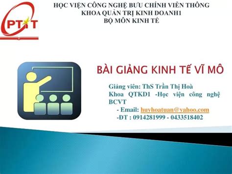 PPT BÀI GIẢNG KINH TẾ VĨ MÔ PowerPoint Presentation free download ID 6041109